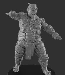 Resin 28mm Miniature - Post Apocalypse - The Bolted One – Wiley Games