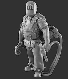 Resin 28mm Miniature - Post Apocalypse - The Mechanic – Wiley Games